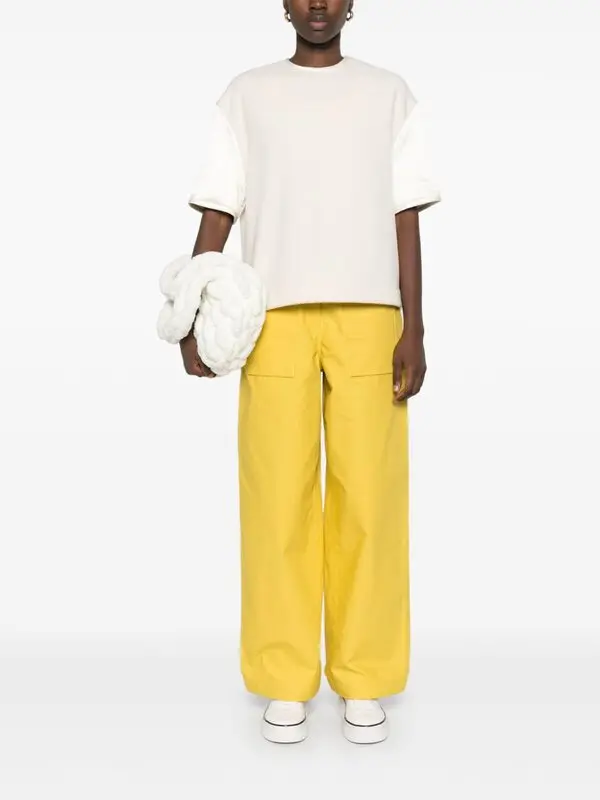 JIL SANDER Belted Straight-leg Trousers