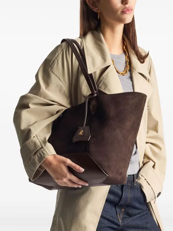 JIMMY CHOO Diamond Tote Bag - Brown