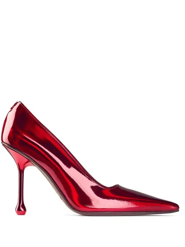 JIMMY CHOO 95mm Ixia Pumps - Red