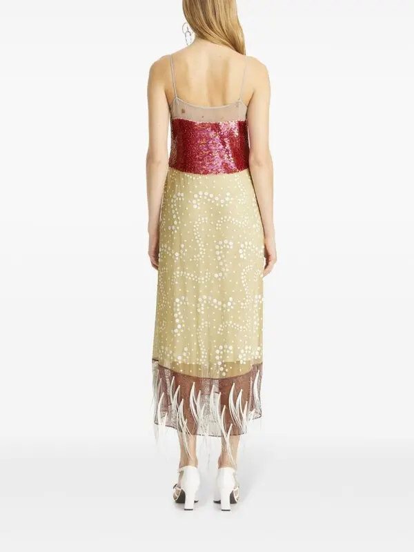 Tory Burch Crystal-Embroidered Slip Dress In Neutrals - 79% Off |  Editorialist