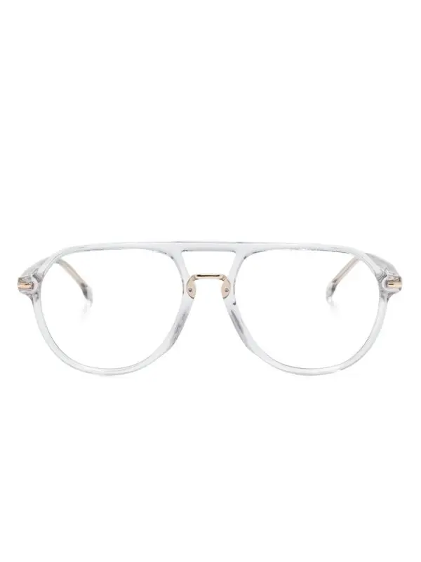 Carrera Eyewear Pilot Frame Glasses - White