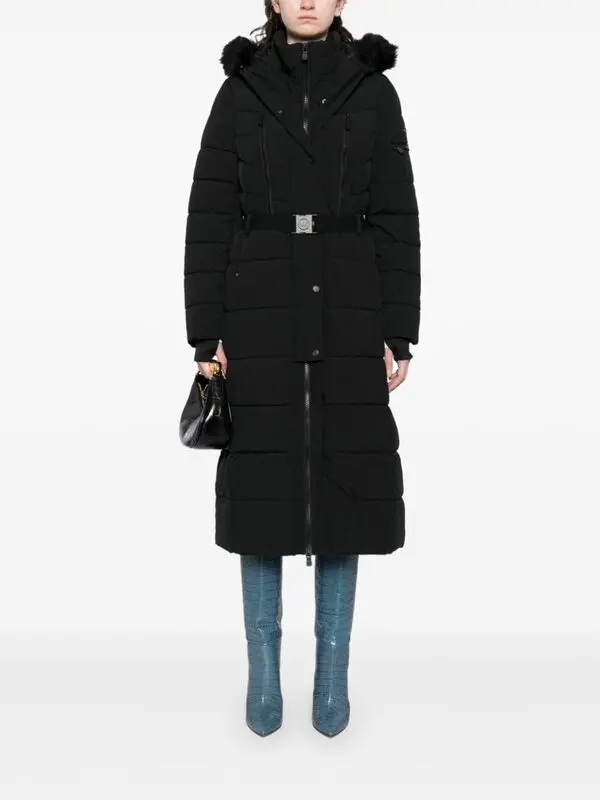 Michael Kors Belted Maxi Scuba Coat