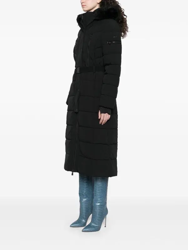 Michael Kors Belted Maxi Scuba Coat