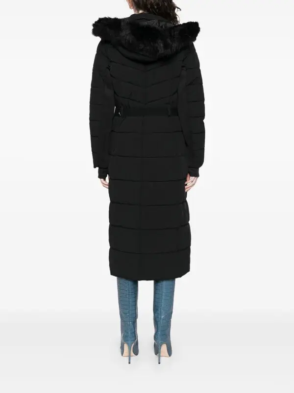 Michael Kors Belted Maxi Scuba Coat