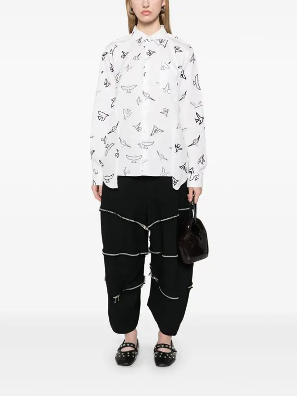 BLACK COMME DES GARÇONS Detachable Panel Trousers