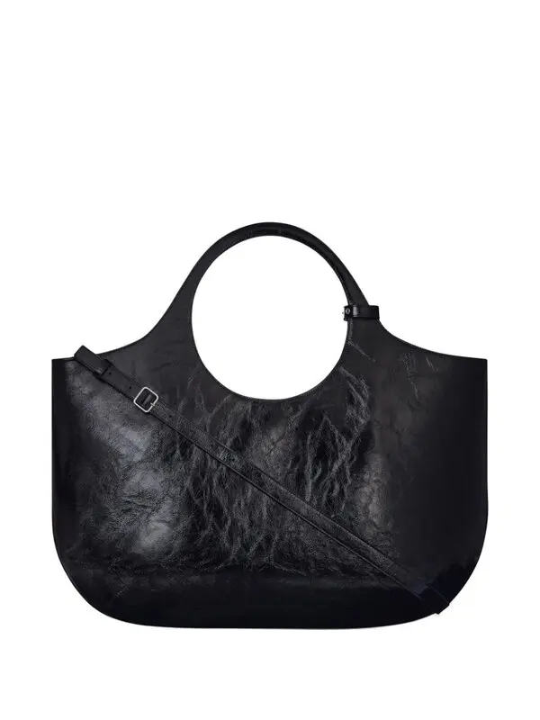 COURREGES Large Holy Handbag - Black
