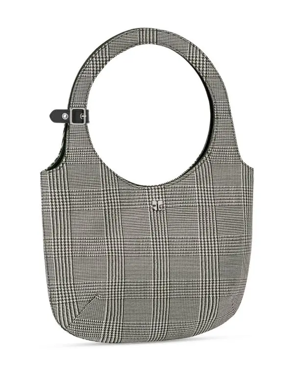 COURREGES Prince Of Wales Holy Tote Bag - Black