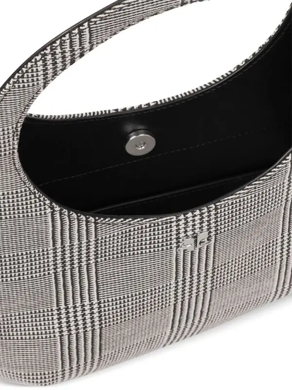 COURREGES Prince Of Wales Holy Tote Bag - Black