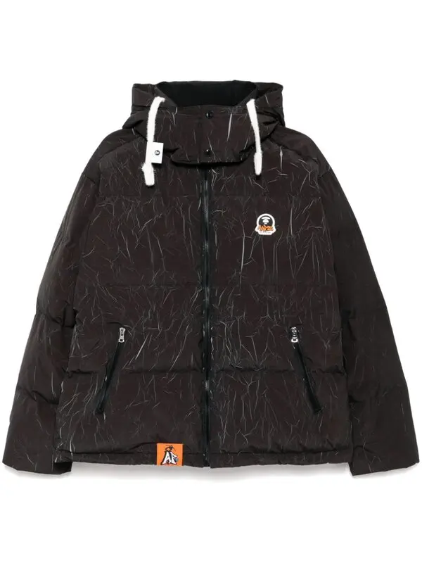AAPE BY *A BATHING APE® Crease Effect Padded Jacket