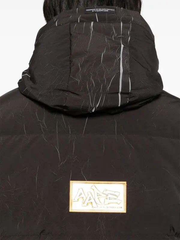 AAPE BY *A BATHING APE® Crease Effect Padded Jacket