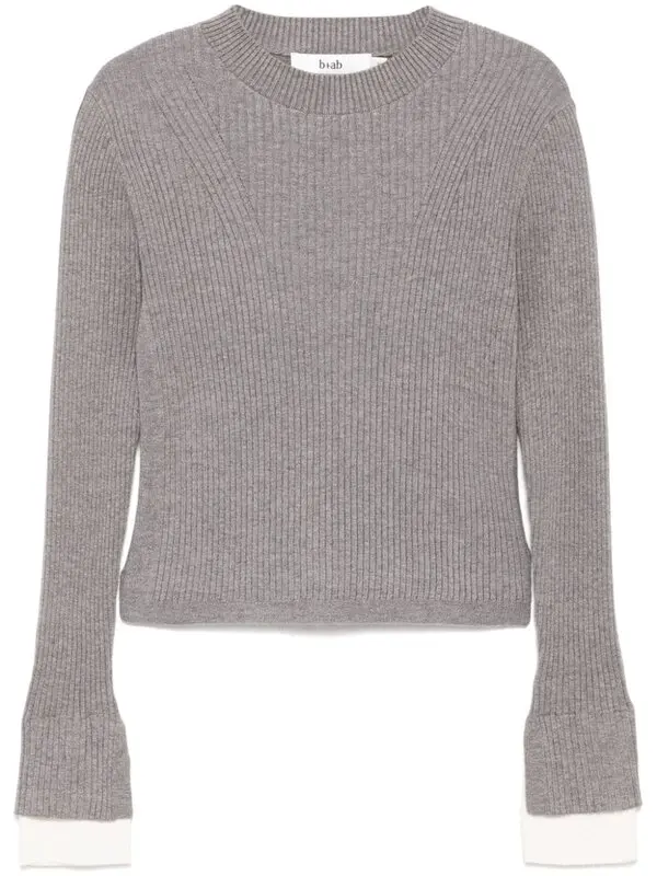 B+AB Ribbed Jumper