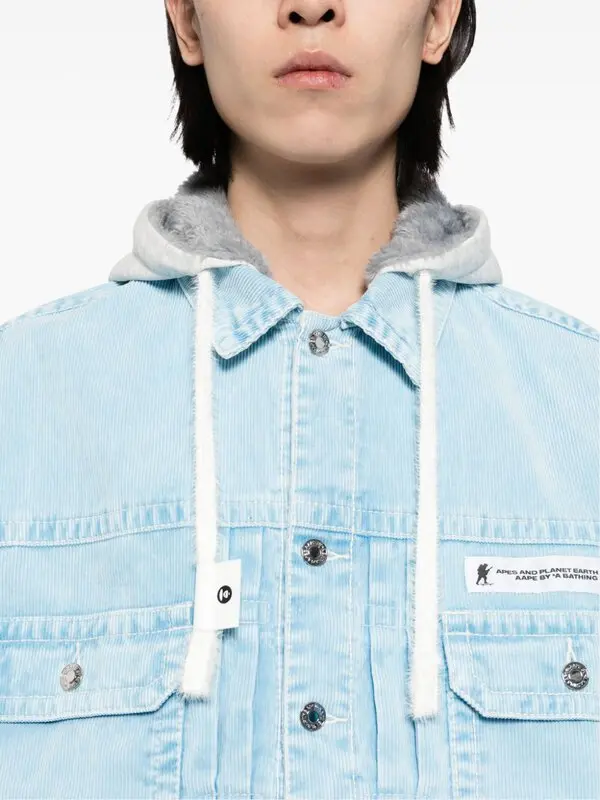 AAPE BY *A BATHING APE Moonface-logo Hooded Jacket