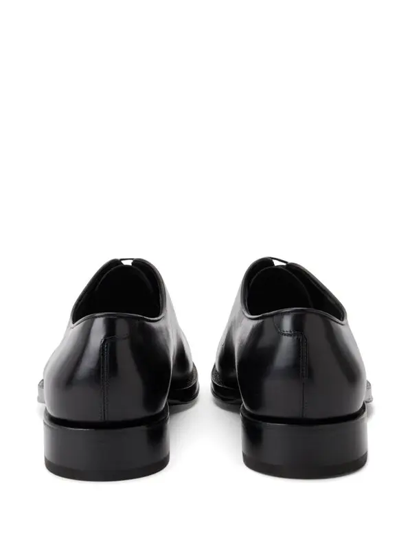 FERRAGAMO Polished Leather Oxford Shoes