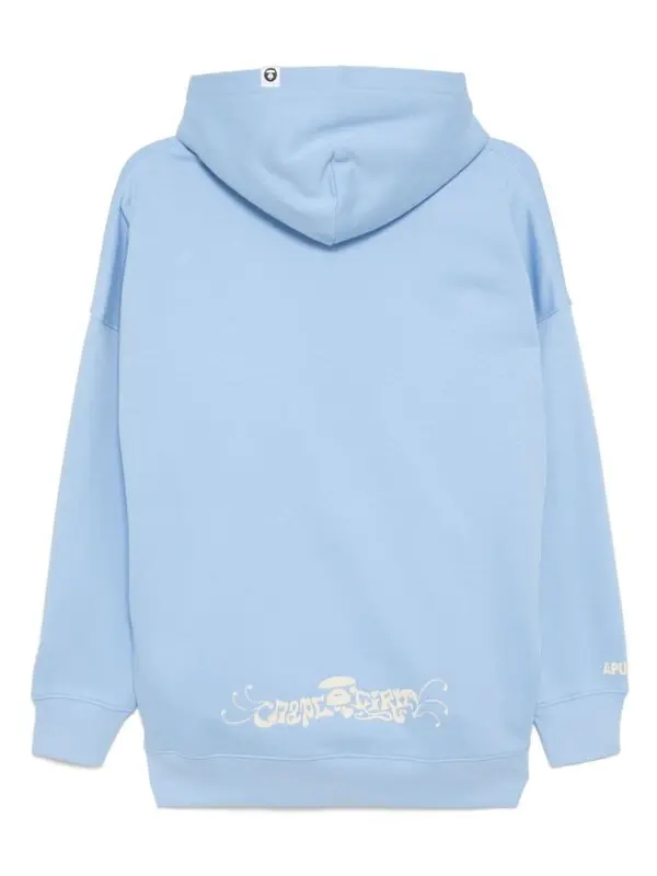 A BATHING APE Aape * Sequin-embellished Hoodie - Blue