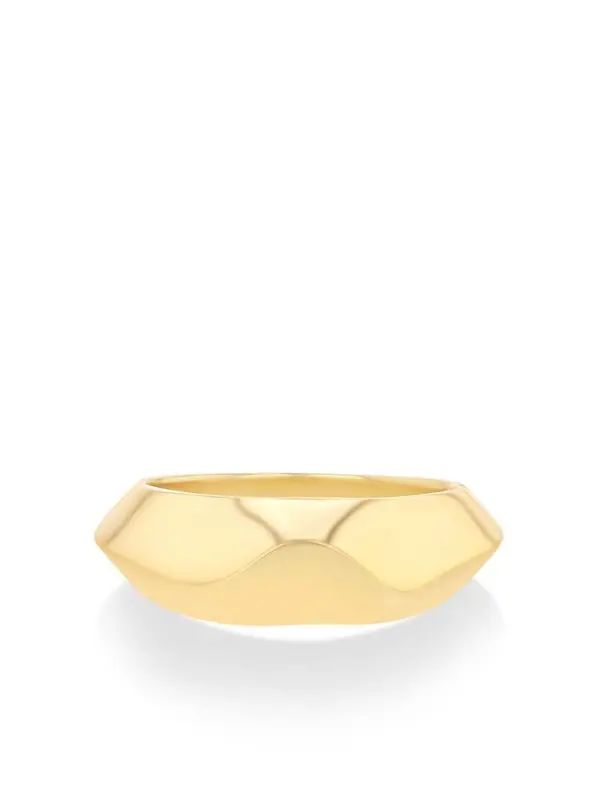 Lizzie Mandler 18kt Yellow Wave Ring - Gold