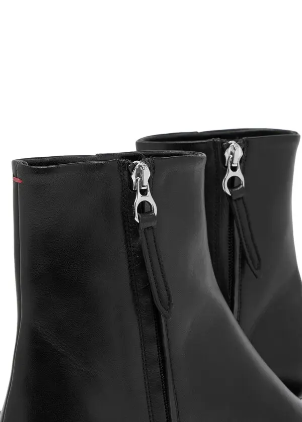 AeydĒ Sofie Leather Ankle Boots