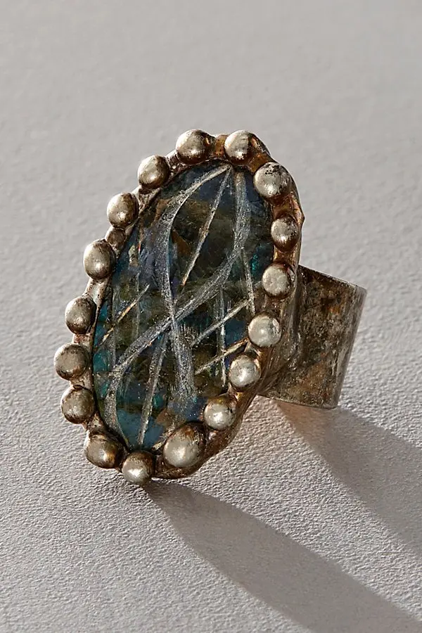 MIKAL WINN Carved Gemstone Ring