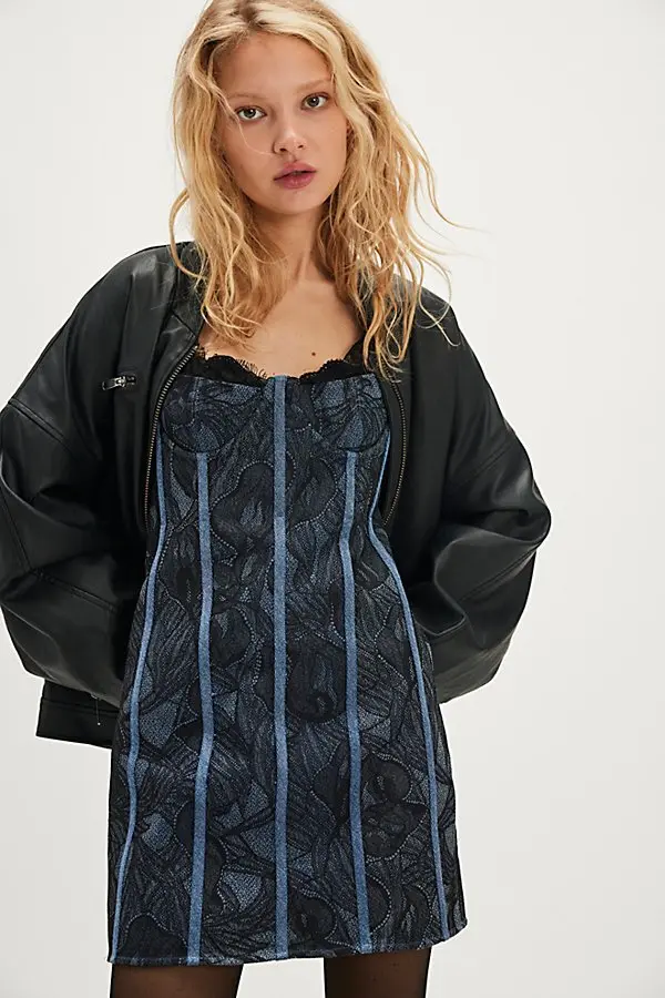 Retrofete Trice Mini Dress - Tangier/Black | Editorialist