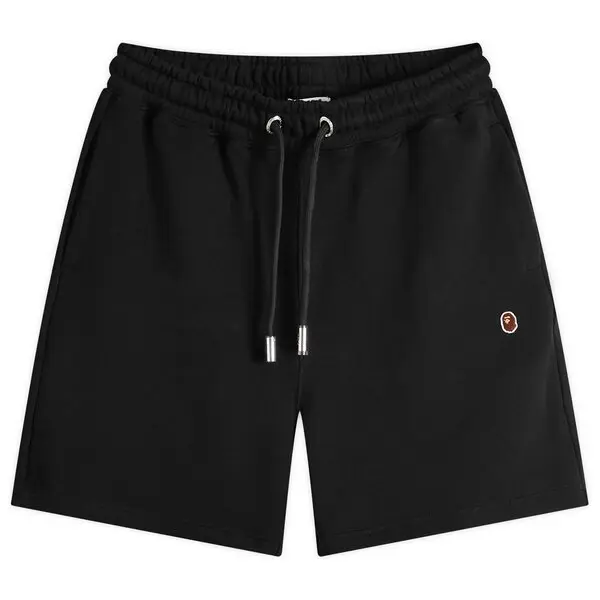 A BATHING APE One Point Sweat Short - Black