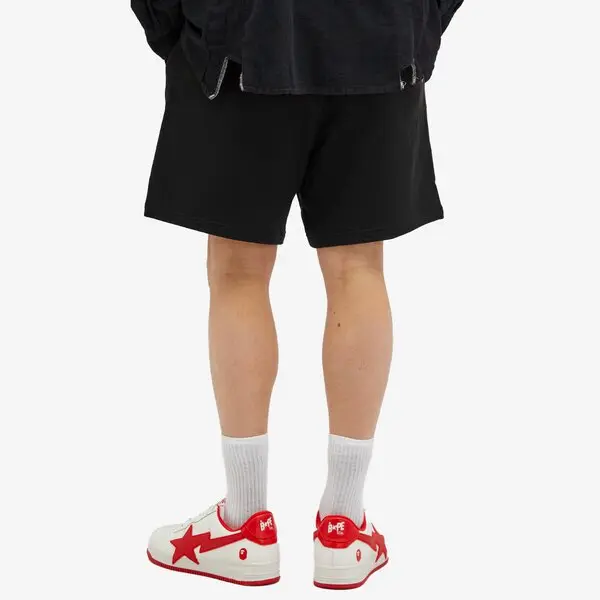 A BATHING APE One Point Sweat Short - Black