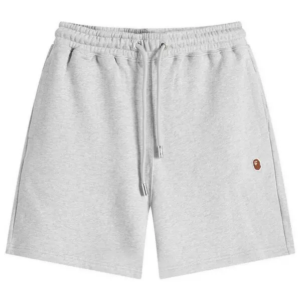 A BATHING APE One Point Sweat Short - Grey