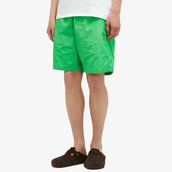 A BATHING APE Ape Head Nylon Beach Shorts