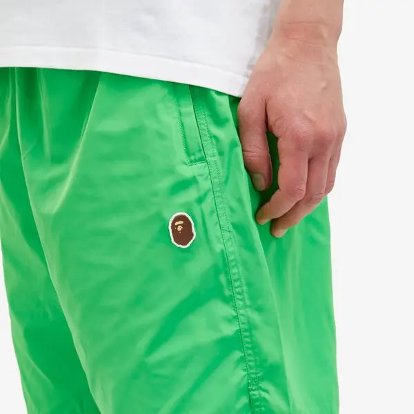 A BATHING APE Ape Head Nylon Beach Shorts