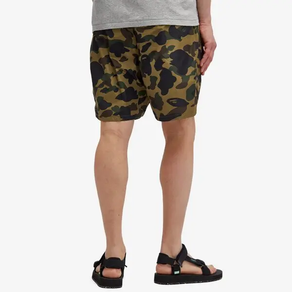 A BATHING APE 1st Camo Nylon Beach Short