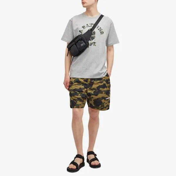A BATHING APE 1st Camo Nylon Beach Short
