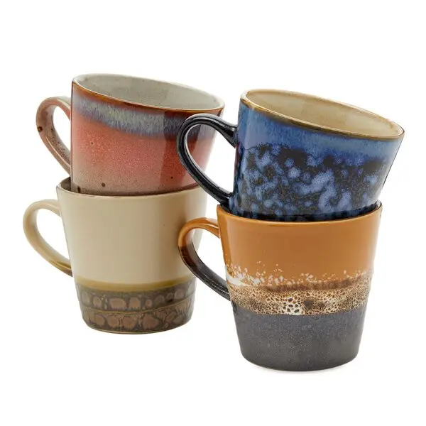 HKLIVING Americano Mugs Set Of 4