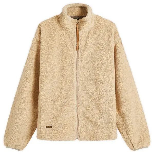 Orslow Boa Fleece Jacket In Camel 35% Off Editorialist