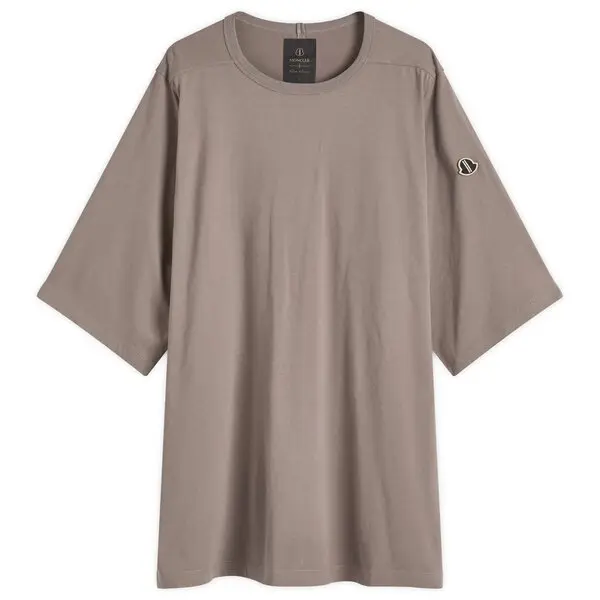 Rick Owens X Moncler T-Shirt In Dust - 40% Off | Editorialist
