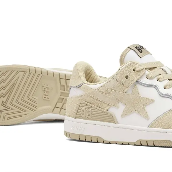 A BATHING APE Sta #3 Sneakers - Beige