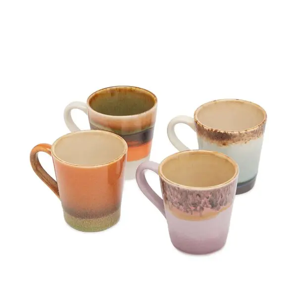 HKLIVING Espresso Mugs Set Of 4