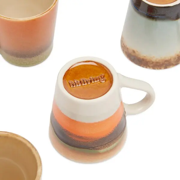 HKLIVING Espresso Mugs Set Of 4