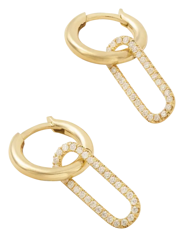SPINELLI KILCOLLIN - Spinelli Kilcollin Haru 18-karat Gold Diamond Hoop Earrings