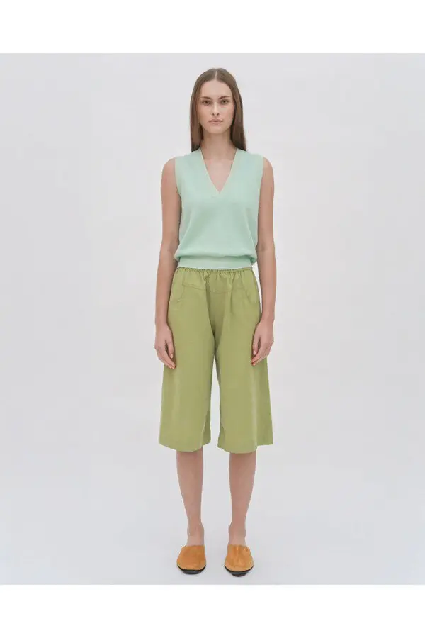 Rosetta Getty Merino Wool Sweater Vest