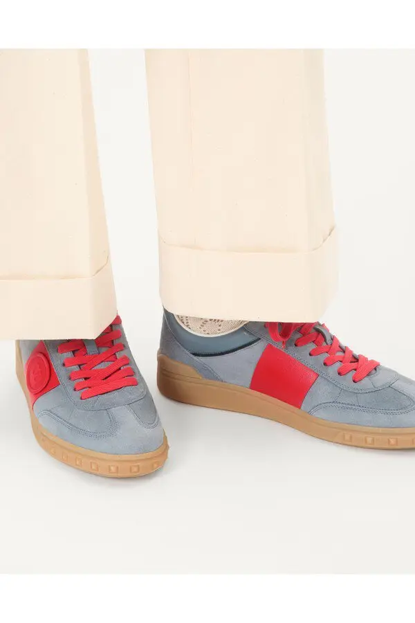 Valentino Garavani Upvillage Low Top Trainer - Coral