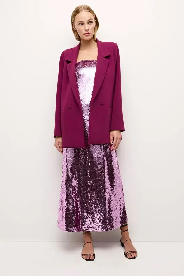 MARIE OLIVER Nalonie Strapless Sequin Dress