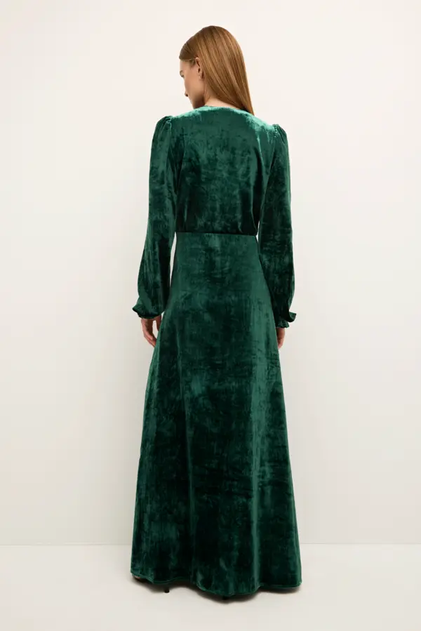 MARIE OLIVER Elsabeth Velvet Maxi Dress
