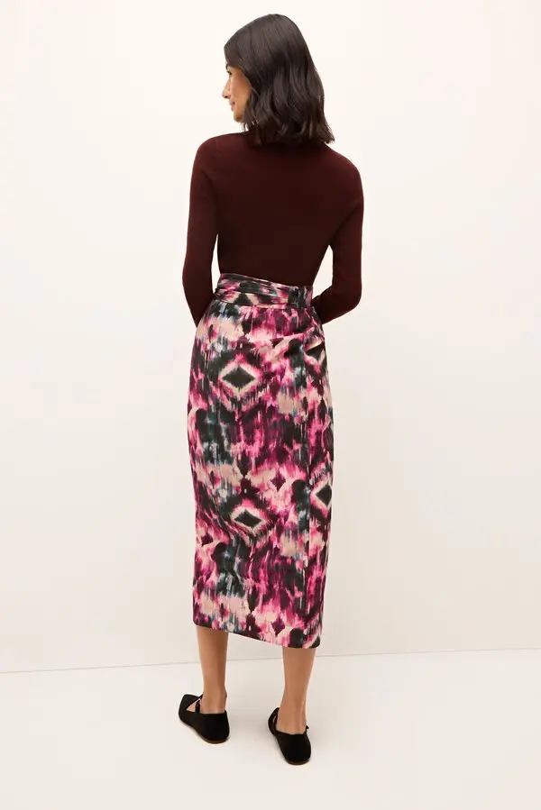 MARIE OLIVER Georgina Printed Wrap Skirt