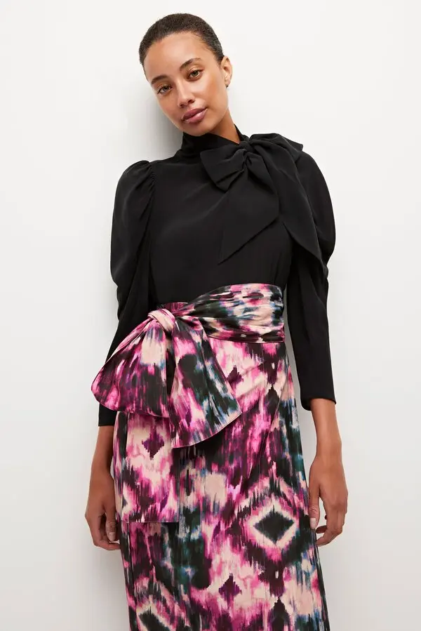 MARIE OLIVER Georgina Printed Wrap Skirt