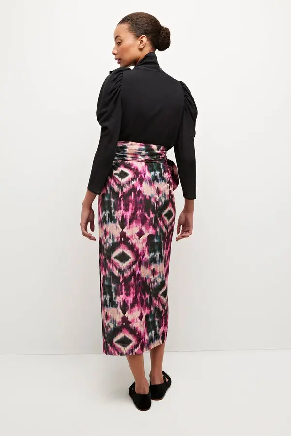 MARIE OLIVER Georgina Printed Wrap Skirt