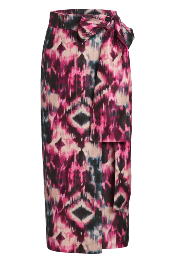 MARIE OLIVER Georgina Printed Wrap Skirt