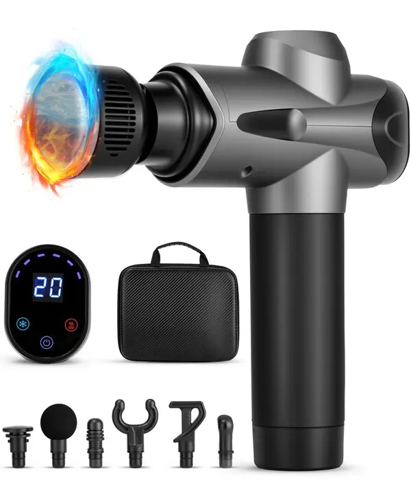 SUGIFT Hot And Cold Deep Tissue Percussion Massager - Black