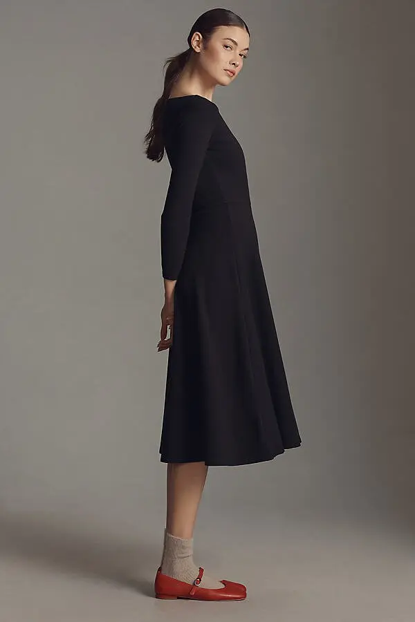 knitted long sleeve dress THE KNITTED LONG SLEEVE DRESS main image 0