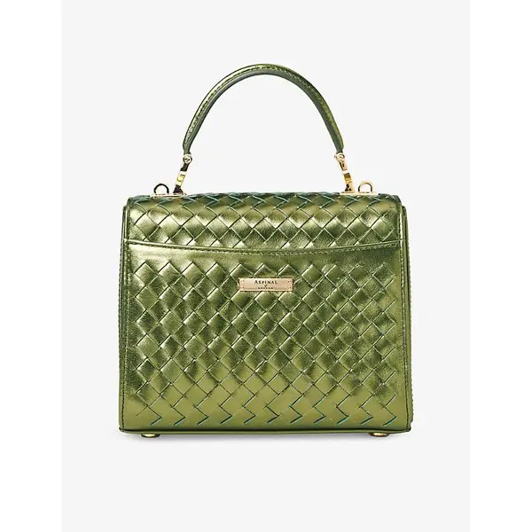 ASPINAL OF LONDON Mayfair Medium Top-handle Bag - Green