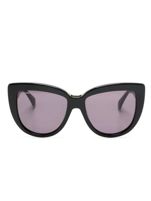 Max Mara Cat-eye Tinted Sunglasses - Black