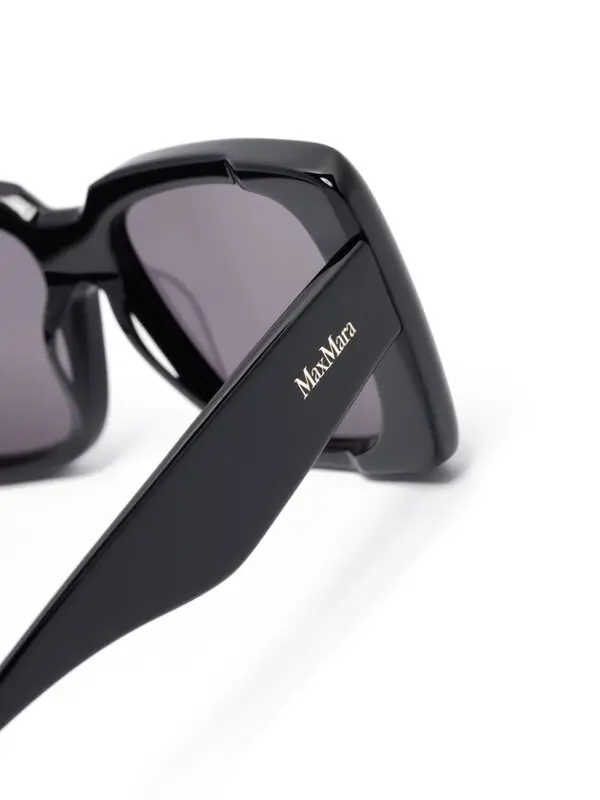 Max Mara Square-frame Sunglasses - Black