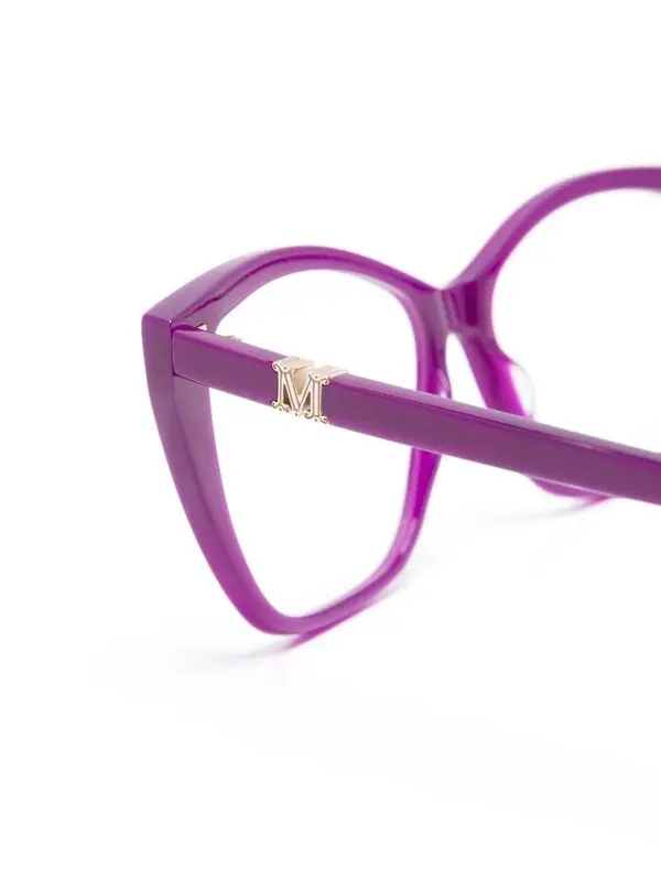 Max Mara Mm5036 Square Glasses - Purple | Editorialist display picture 2